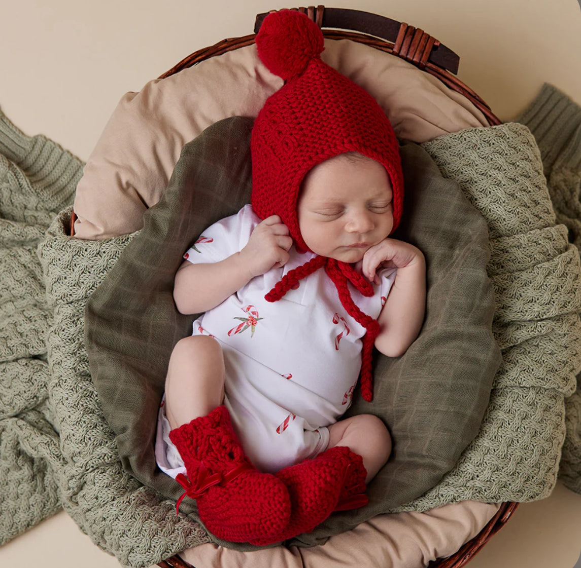 Candy Cane Short Sleeve Organic Bodysuit – Oh Baby Cairns